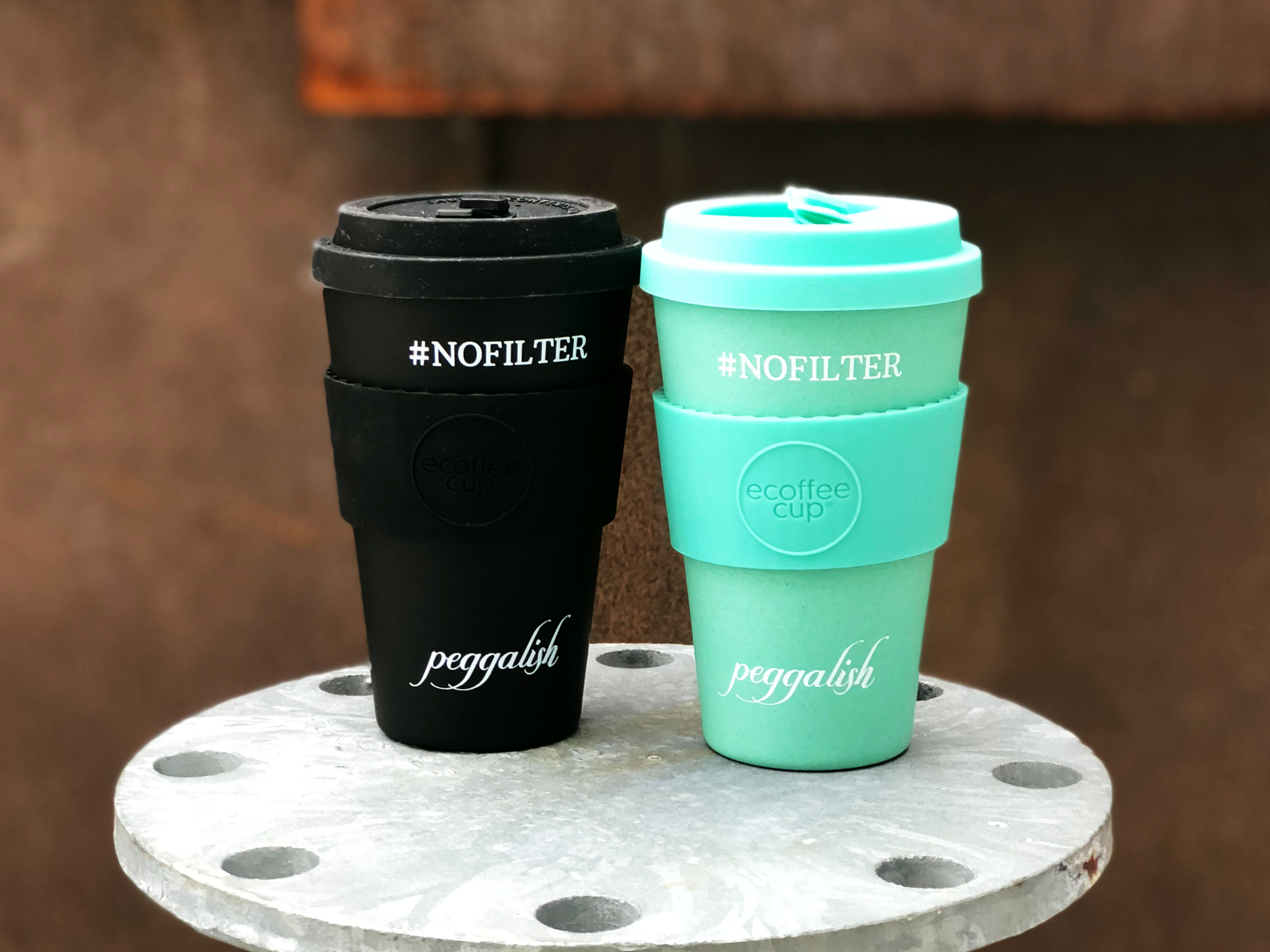Reusable Bamboo Cups - Pretty Petunias